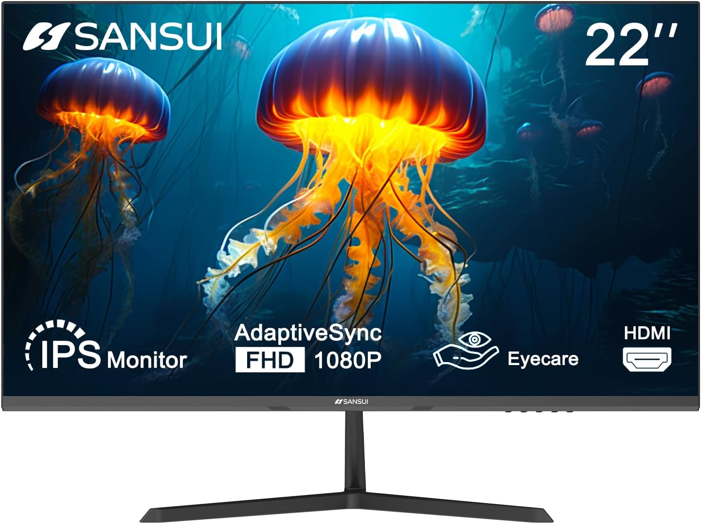מסך מחשב 22" מבית Sansui דגם ES-22X3